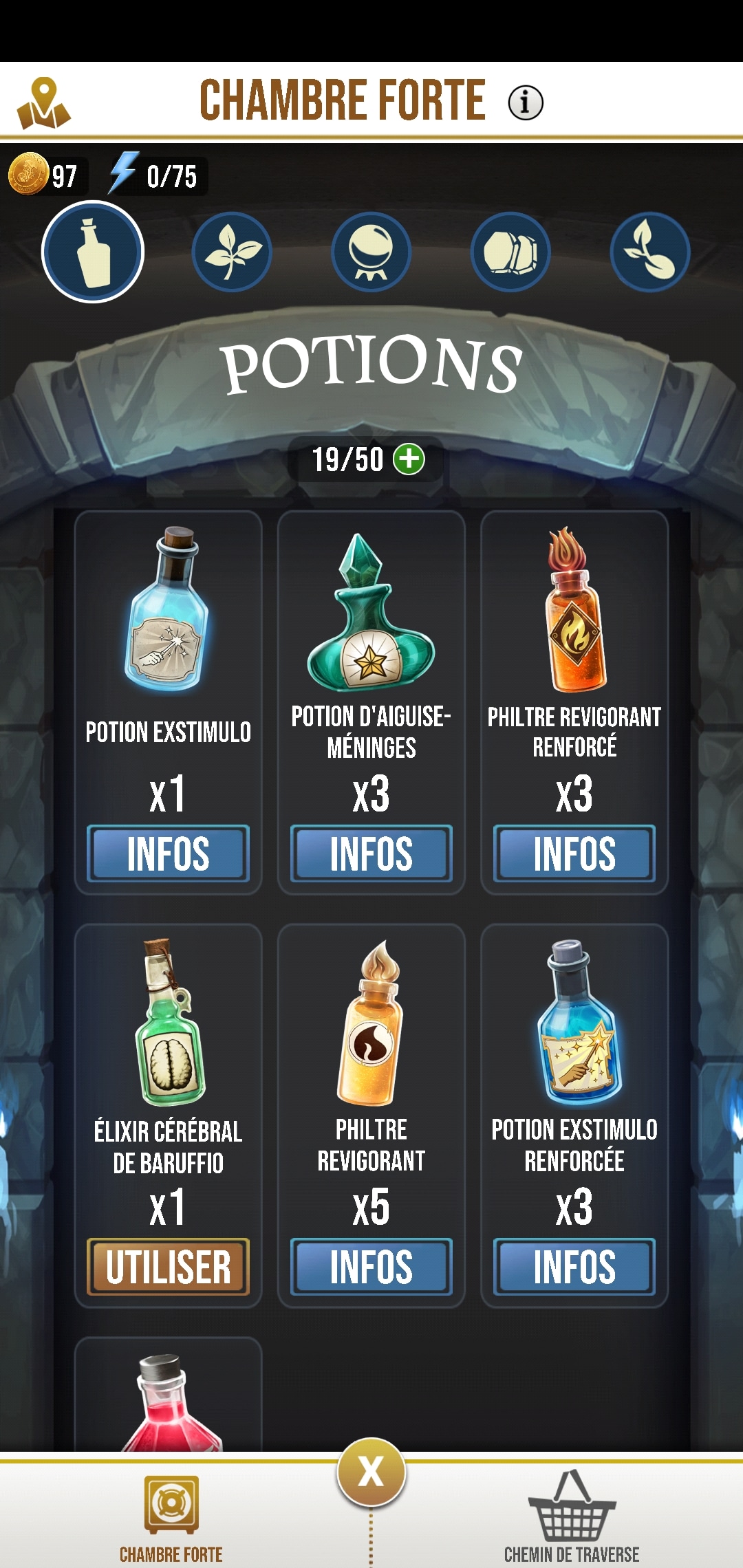 Harry Potter Wizards Unite : tout savoir sur les Potions et Notes de maître