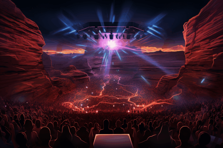 Meta et des artistes EDM offrent des concerts VR à Red Rocks