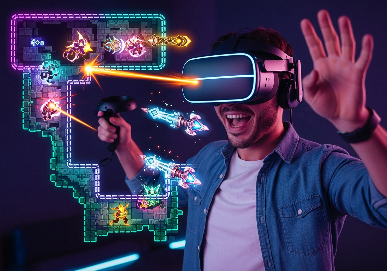 Envie d'un roguelite en VR ? Ce jeu arrive sur PS VR2 et Steam